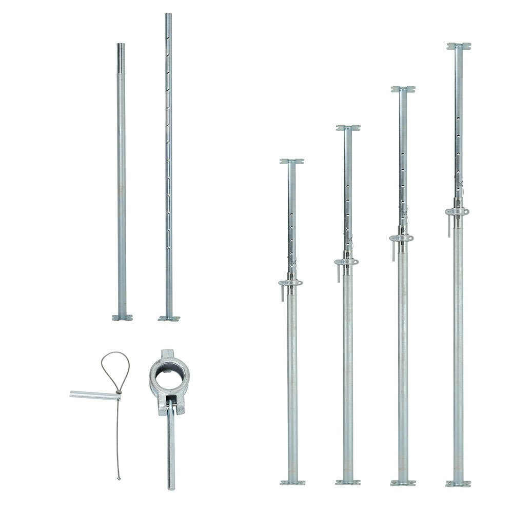 Heavy Duty Acrow Acro Props Zinc Plated Adjustable Steel Trench Struts ...