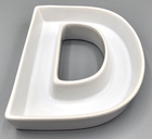 Ivy Lane Design White Ceramic Letter D Dish 6" Birthday Special Occ | eBay