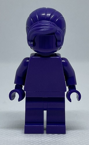 LEGO Everyone is Awesome Dark Purple Monochrome Minifigure (tls107 ...