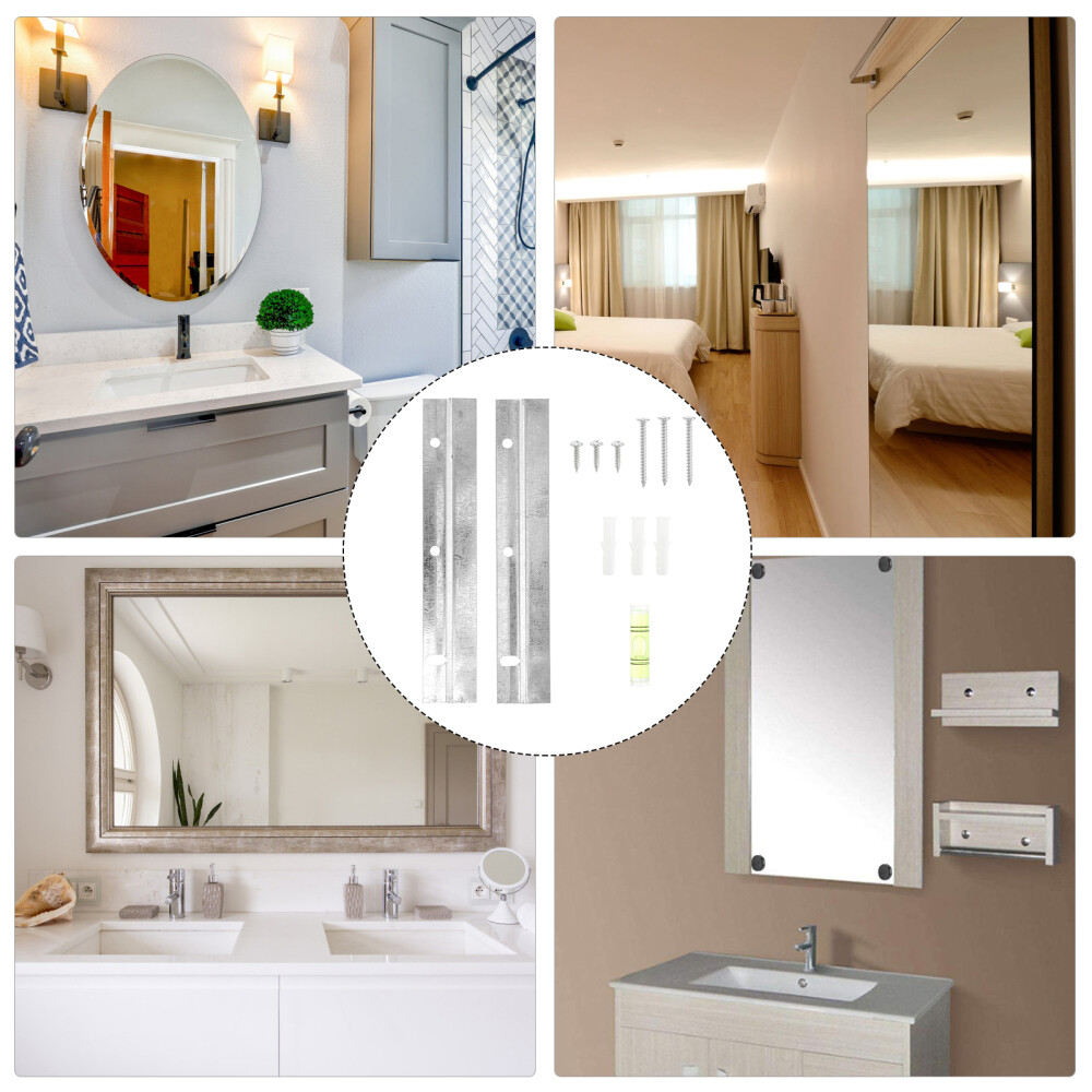 Picture Frame Hangers Photo Interlocking Bracket Kits Clear Wall ...