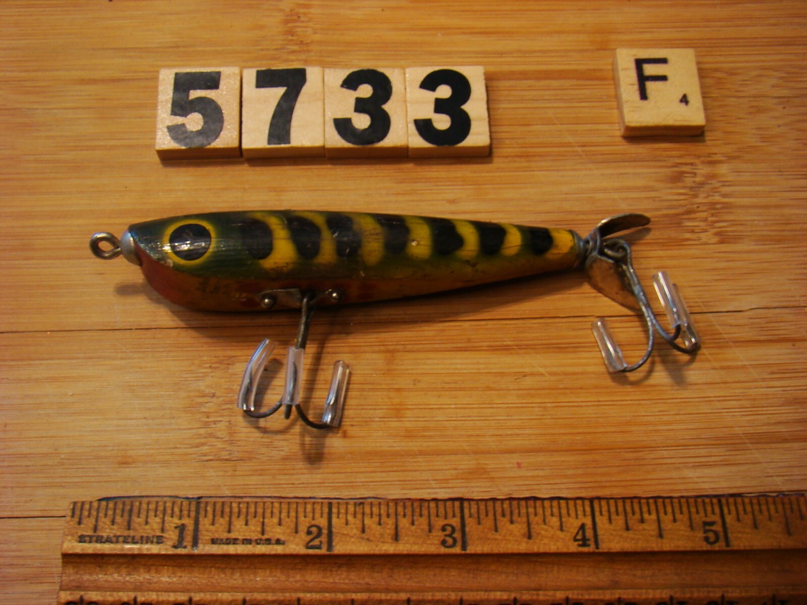 U5733 F WOODEN DALTON SPECIAL FISHING LURE | eBay