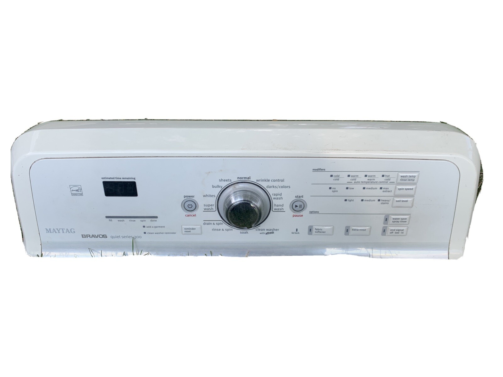 Maytag Bravos Washer Control Panel W/ Electronic Control W10051111 | eBay
