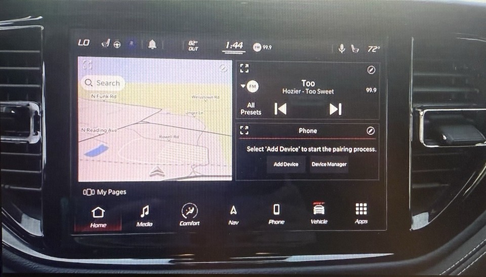 2021-2025 Genuine Dodge Durango Radio Display 10.1'' Touchscreen ...