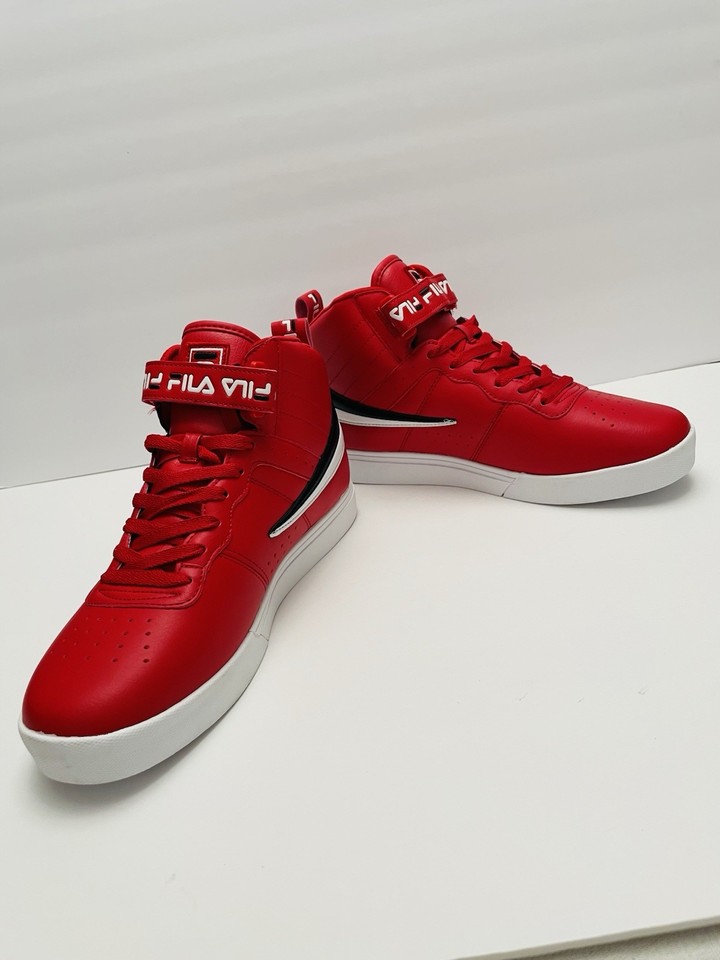 Fila Vulc 13 Mid Plus Men’s Size 9 Color Red White & Black Sneakers ...