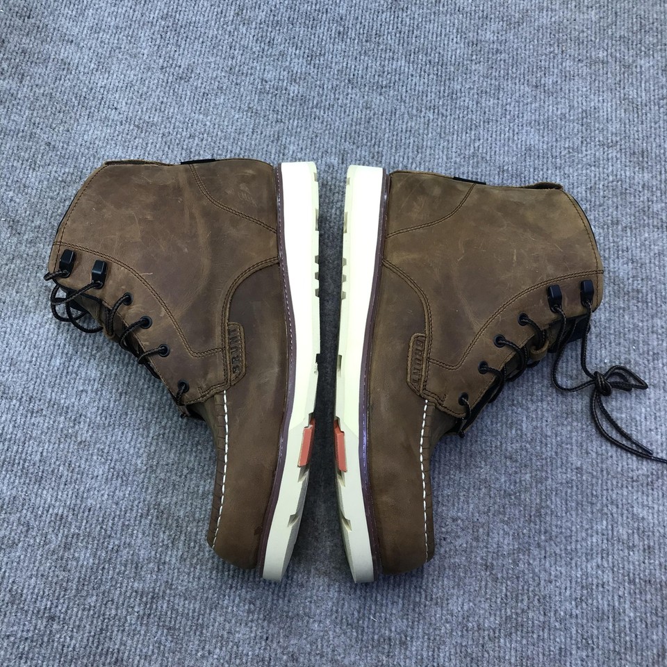 Brunt The Marin Boots Mens Size 13 Brown Leather Work Moc Toe Safety EH ...