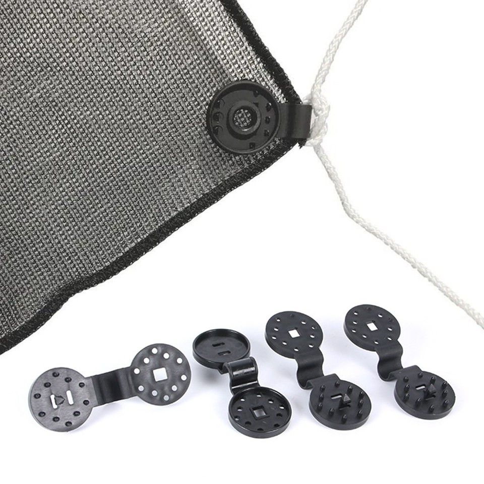 10-200Pcs Shade Cloth Plastic Clips for Sun Shade Net Sun Shade Fixing ...