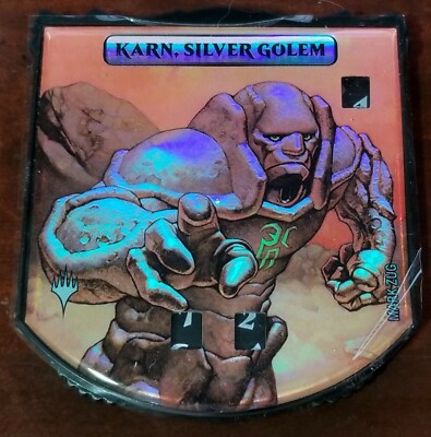 Magic: the Gathering Karn, Silver Golem Foil Relic Token Legendary ...