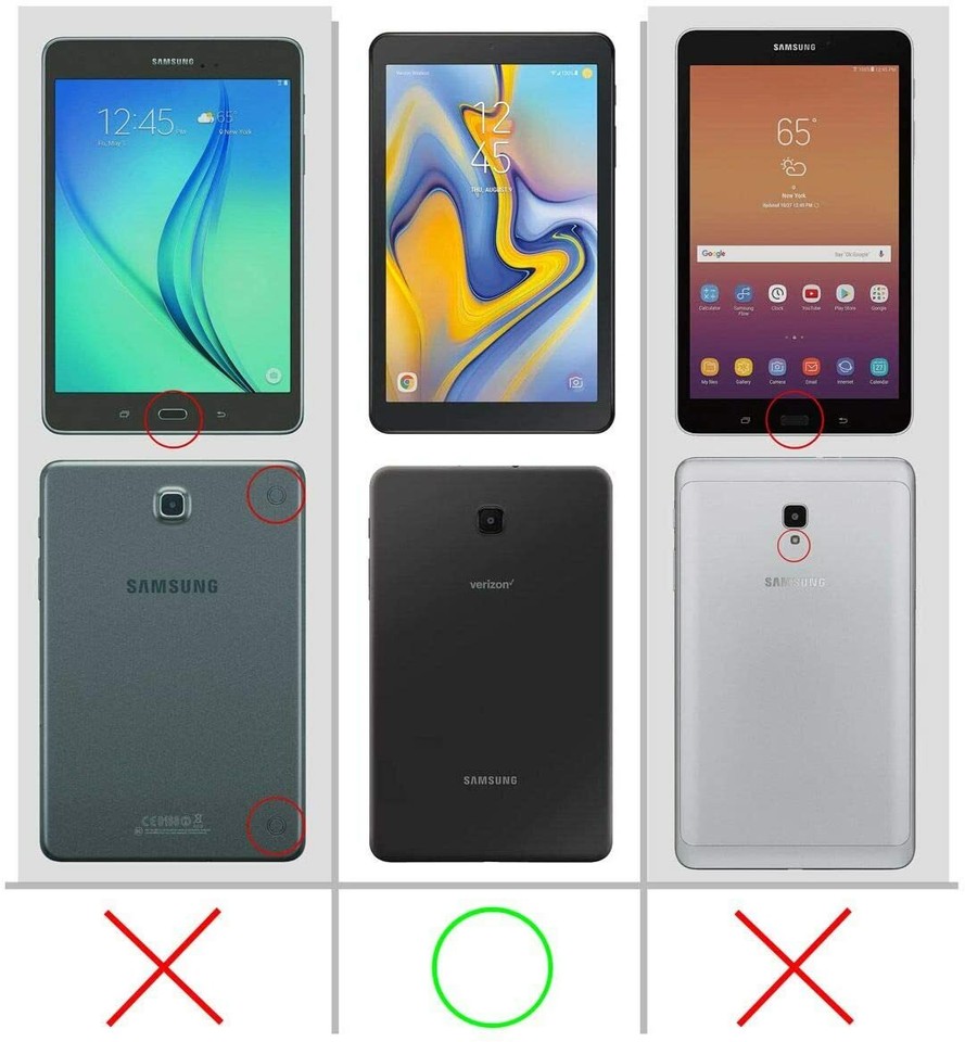 SUPCASE Full-Body Rugged Stand Case For Samsung Galaxy Tab A 8.0" (SM ...