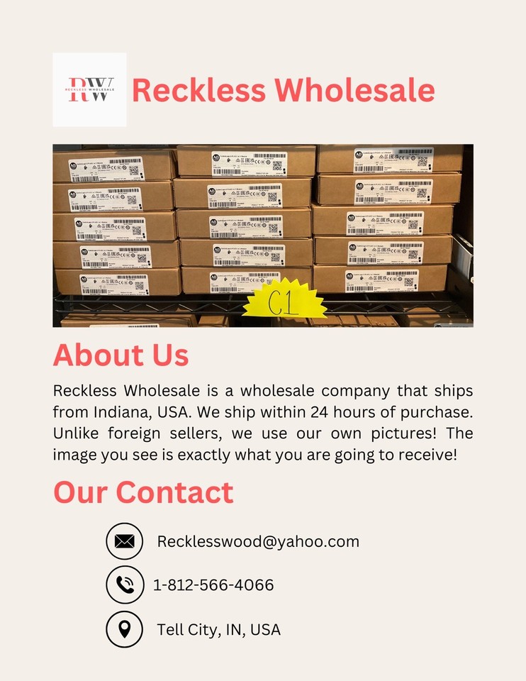 FACTORY SEALED 2024 Allen Bradley 1756-L81ES /B GuardLogix 5580 ...