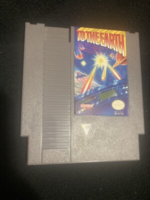 NES Nintendo To The Earth 1989 Game Cartridge. Cleaned. Light Gun Game ...