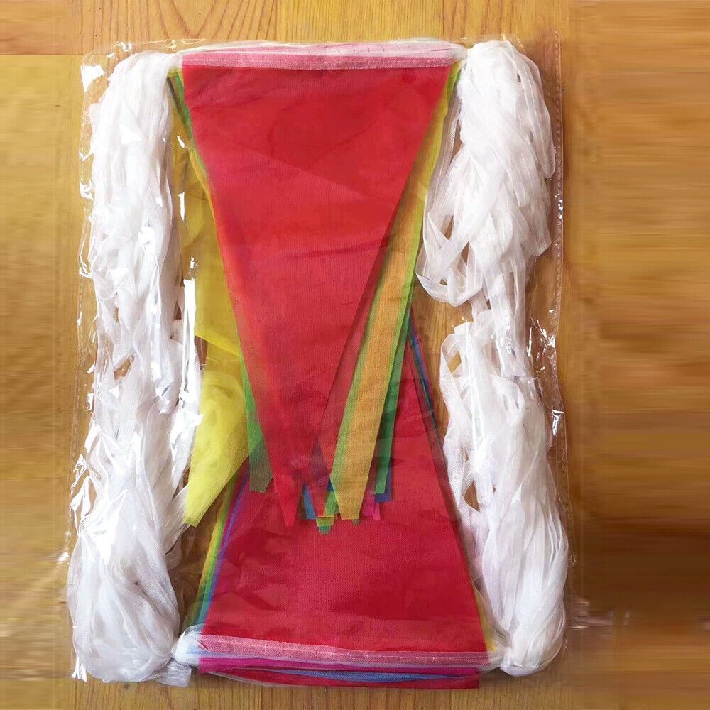 30M Long Multi Coloured 60 Flags Bunting Banner for Party Indoor ...