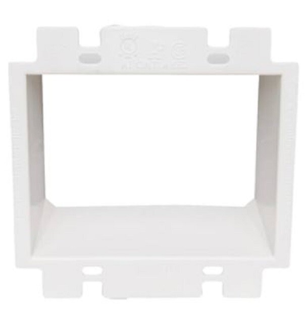 5 PACK BE2 Electrical Outlet Box Extender, 2-Gang, White, like ...