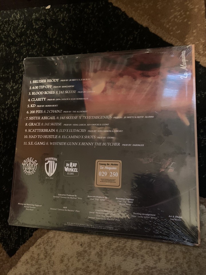 Conway The Machine - La Maquina - "Beer" Limited Edition 29/250 - Brand ...