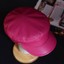 Women's Ladies Real leather Beret Service Cap Newsboy Navy/flat/Army ...