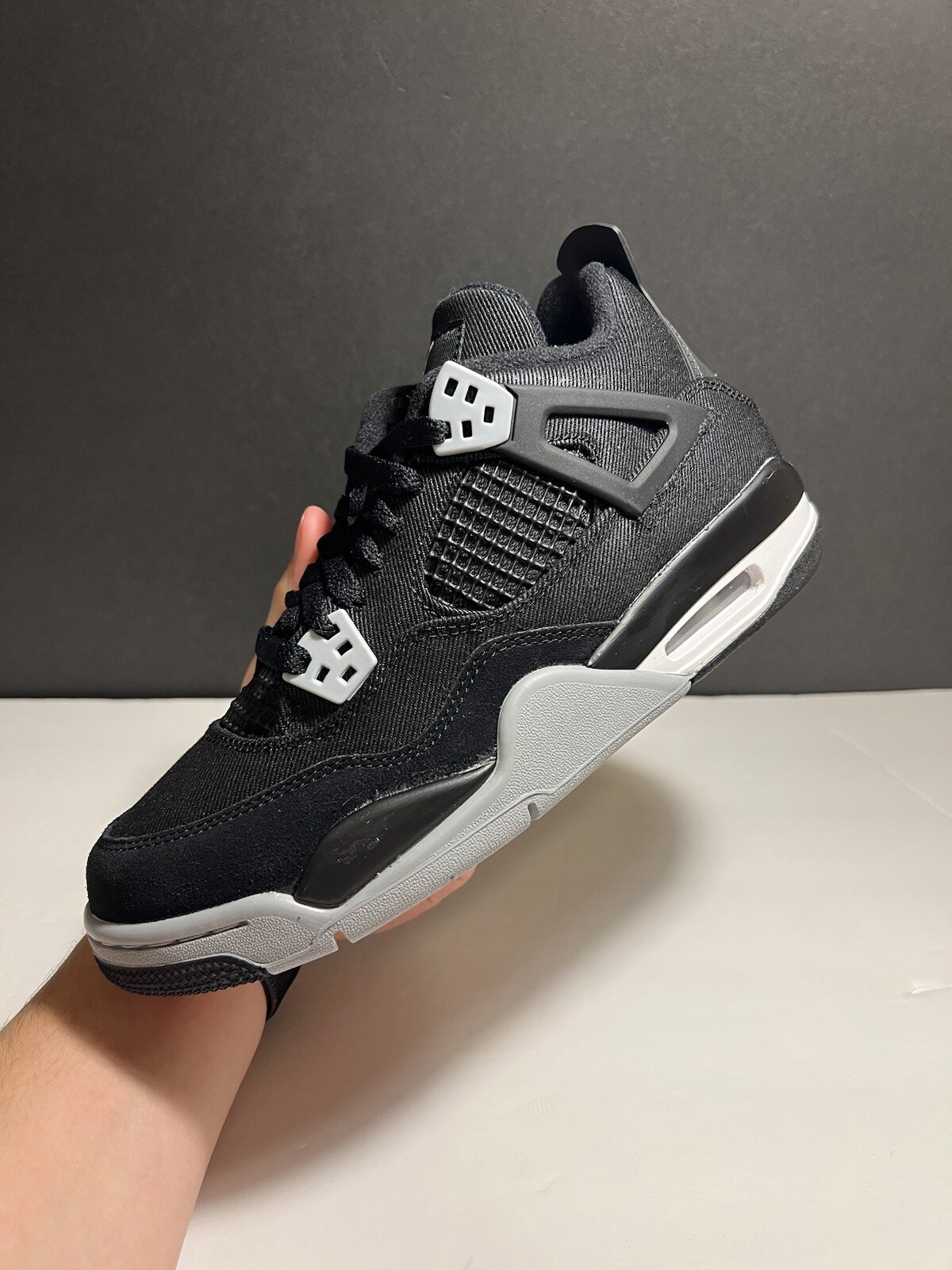 DS Nike Jordan 4 Retro SE Black Canvas GS Size 7Y/8.5W DV0553-006 | eBay