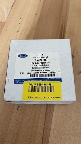 NEW GENUINE FORD TRANSIT MK4 HOOD LOCK CYLINDER KIT OEM 2409600 BK21 ...