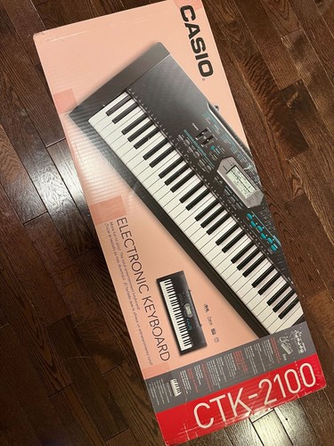 Casio CTK-2100 Electric Keyboard 61-Key with Box and Cord | eBay