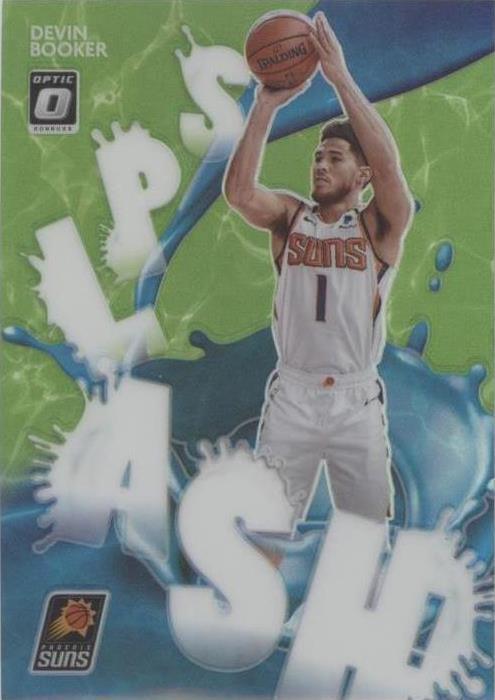 2020-21 Panini Donruss Optic - Splash! Devin Booker #12 Lime Green ...