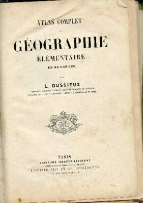 Atlas complet de géographie élémentaire en 59 cartes N°12 - Dussi | eBay