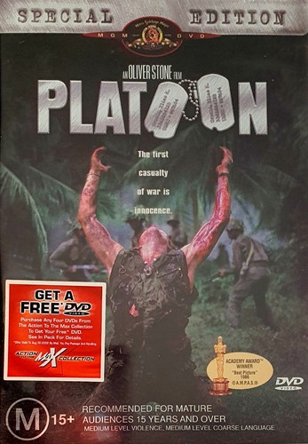Platoon (DVD, 1986) Special Edition R4 🇦🇺 Like New 9321337025087 | eBay
