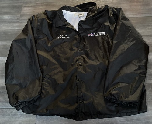 RARE Buffalo Bills New Era Field Vendor Staff Jacket. Snap Button ...