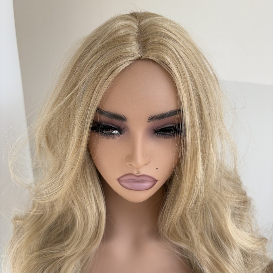 Blended Blonde Long Wavy Natural Heat Resistant Hair Dress Up Wigs | eBay