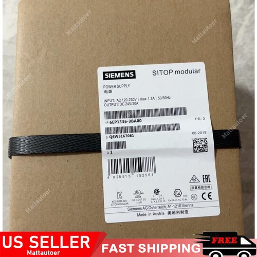 New Siemens 6EP1336-3BA00 6EP13363BA00 SITOP Modular 20A Stabilized ...