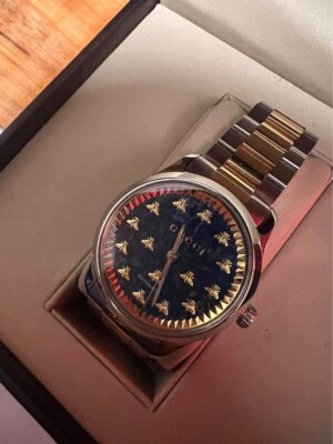 Gucci G-Timeless Silver Men's Watch - YA1264074 | eBay