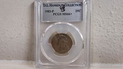1983-P 25c Washington Quarter PCGS MS66+ D.L. Hansen | eBay