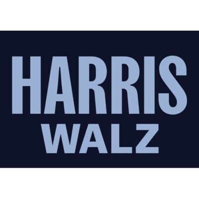 Kamala Harris Tim Walz For President 2024 Campaign Logo 6x4.25 Bumper ...
