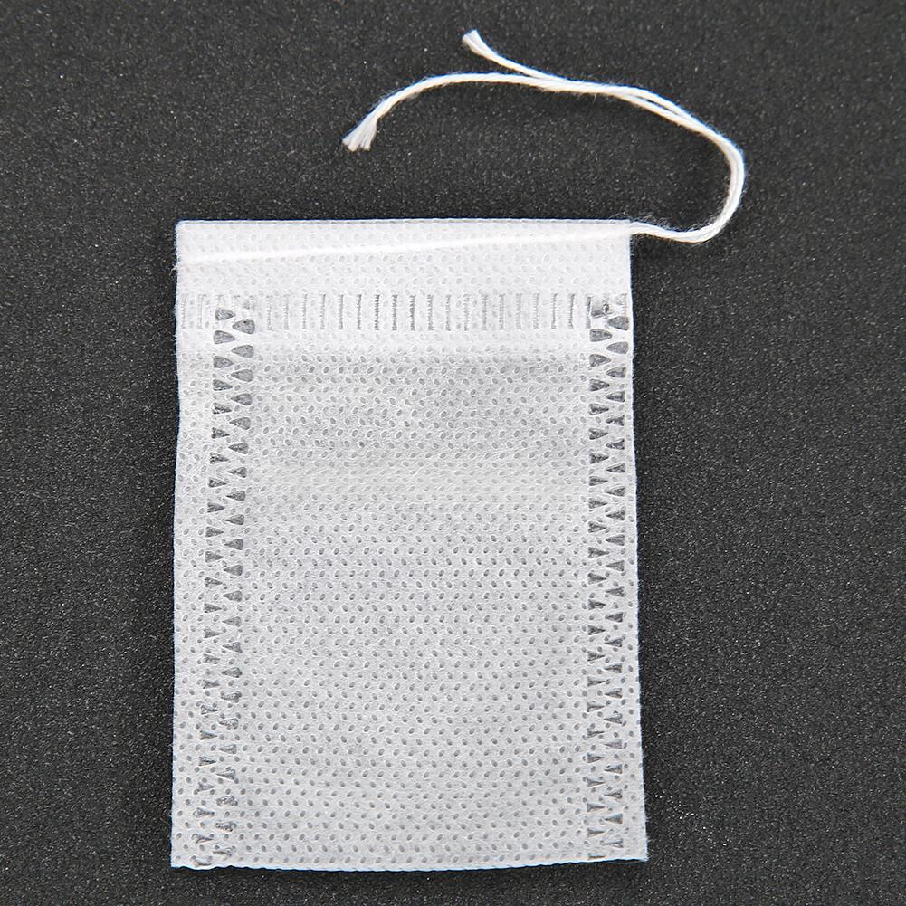 AU 100pcs Empty Scent Drawstring Tea Bag Seal Filter Herb Spice Pouch ...