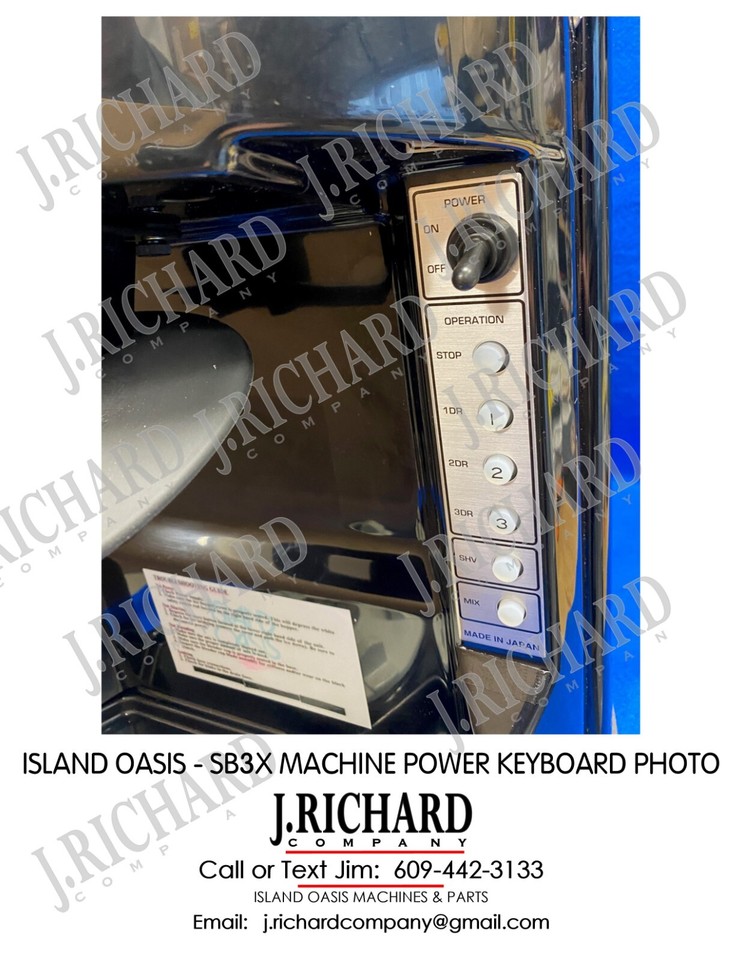 ISLAND OASIS SB-3X MACHINE w/WARRANTY - FROZEN DRINK & SMOOTHIE ICE ...