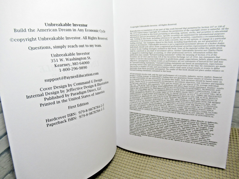 Unbreakable Investor / Softcover / by Charles Payne | eBay