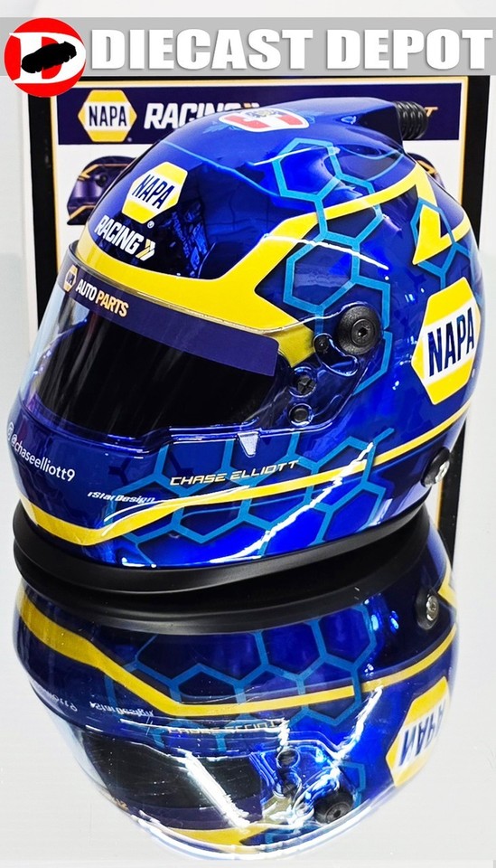 CHASE ELLIOTT 2025 NAPA 1/2 SCALE MINI REPLICA HELMET BRAND ART | eBay