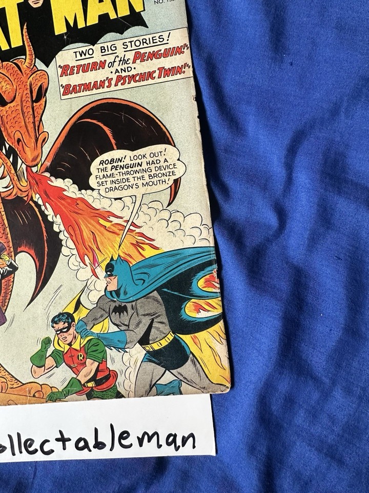 Batman #155 1963 1st Silver Age app. Penguin vg+ | eBay