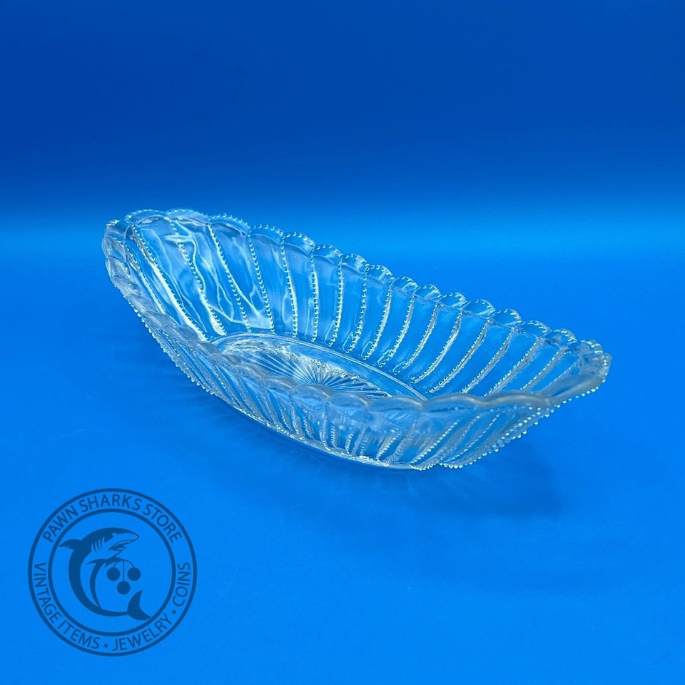 EAPG Imperial Glass No 86 Beaded Panels Oval Pickle Relish Tray RARE | eBay