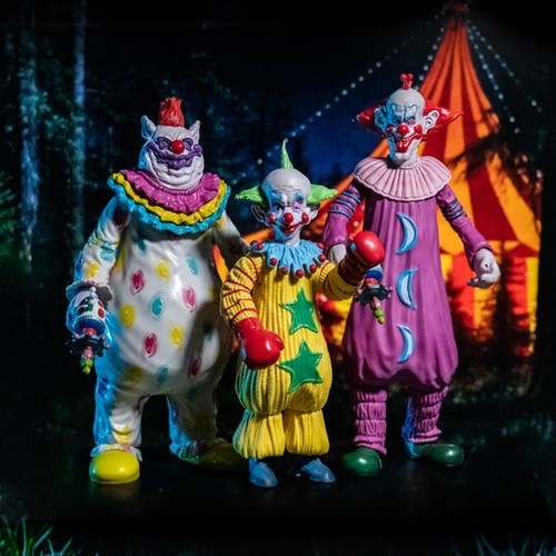 Killer Klowns From Outer Space TOTS Scream Greats set of 3 figures 8 ...