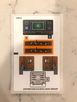 LEGO STICKER SHEET for 70603 Raid Zeppelin, New & Genuine | eBay