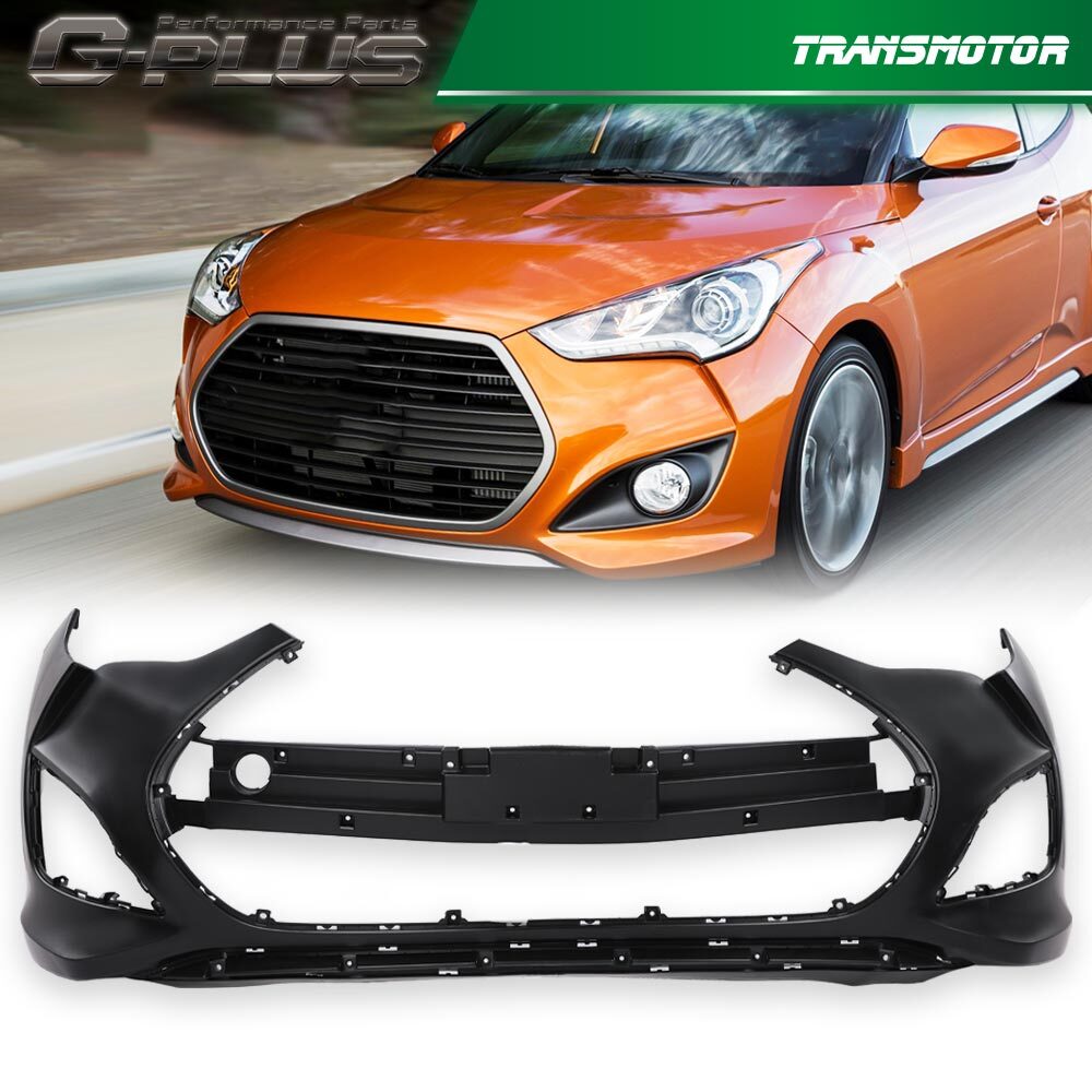 Bumper Cover Fascia Fit For 2013-2017 Hyundai Veloster Front 1.6 Turbo ...
