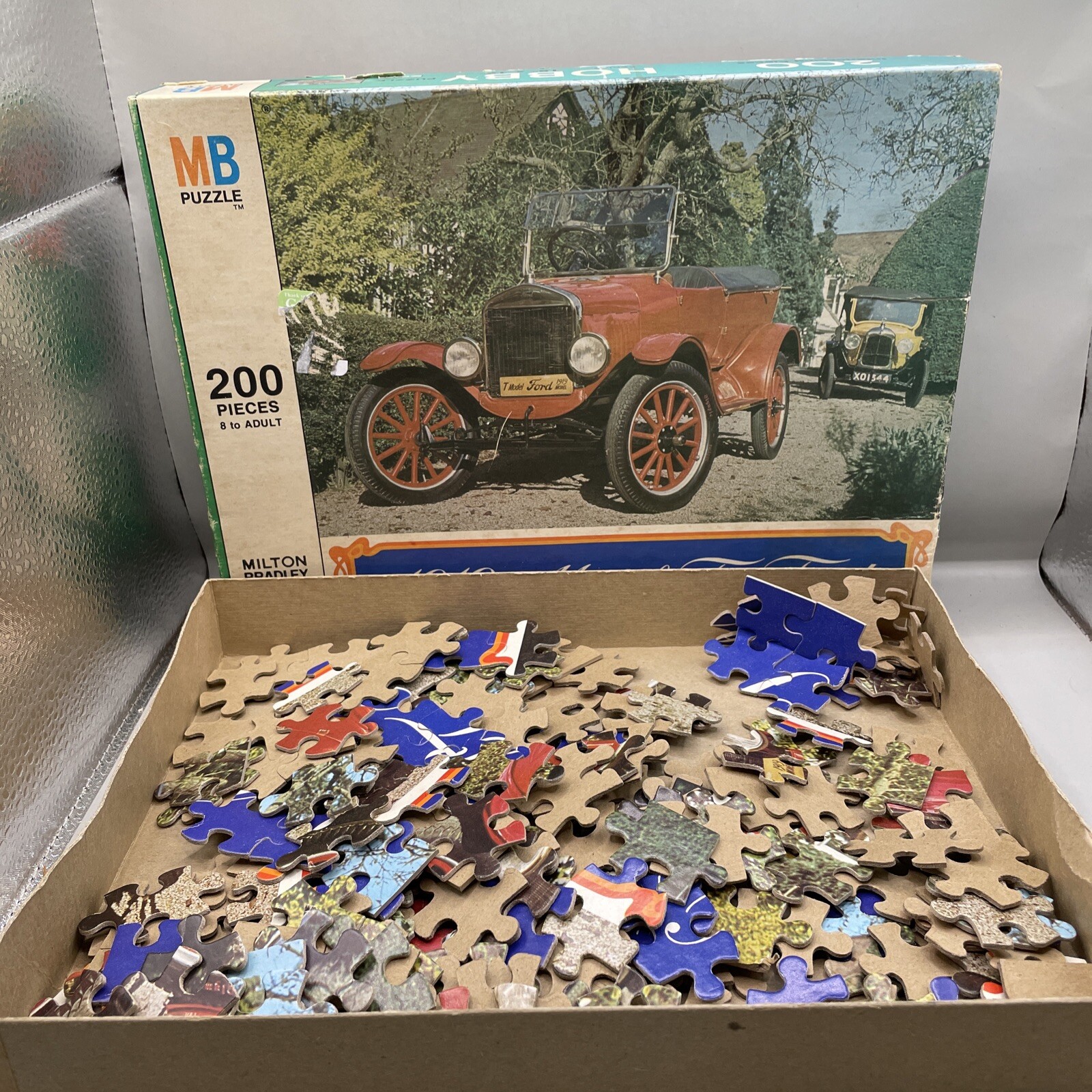Vintage Milton Bradley 1919 Model T Ford Puzzle Complete GA15 | eBay