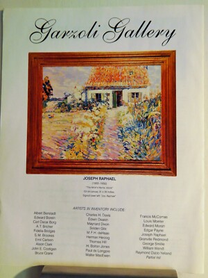 JOSEPH RAPHAEL ART PIECE VTG ORIG 2002 ADVERTISEMENT | eBay