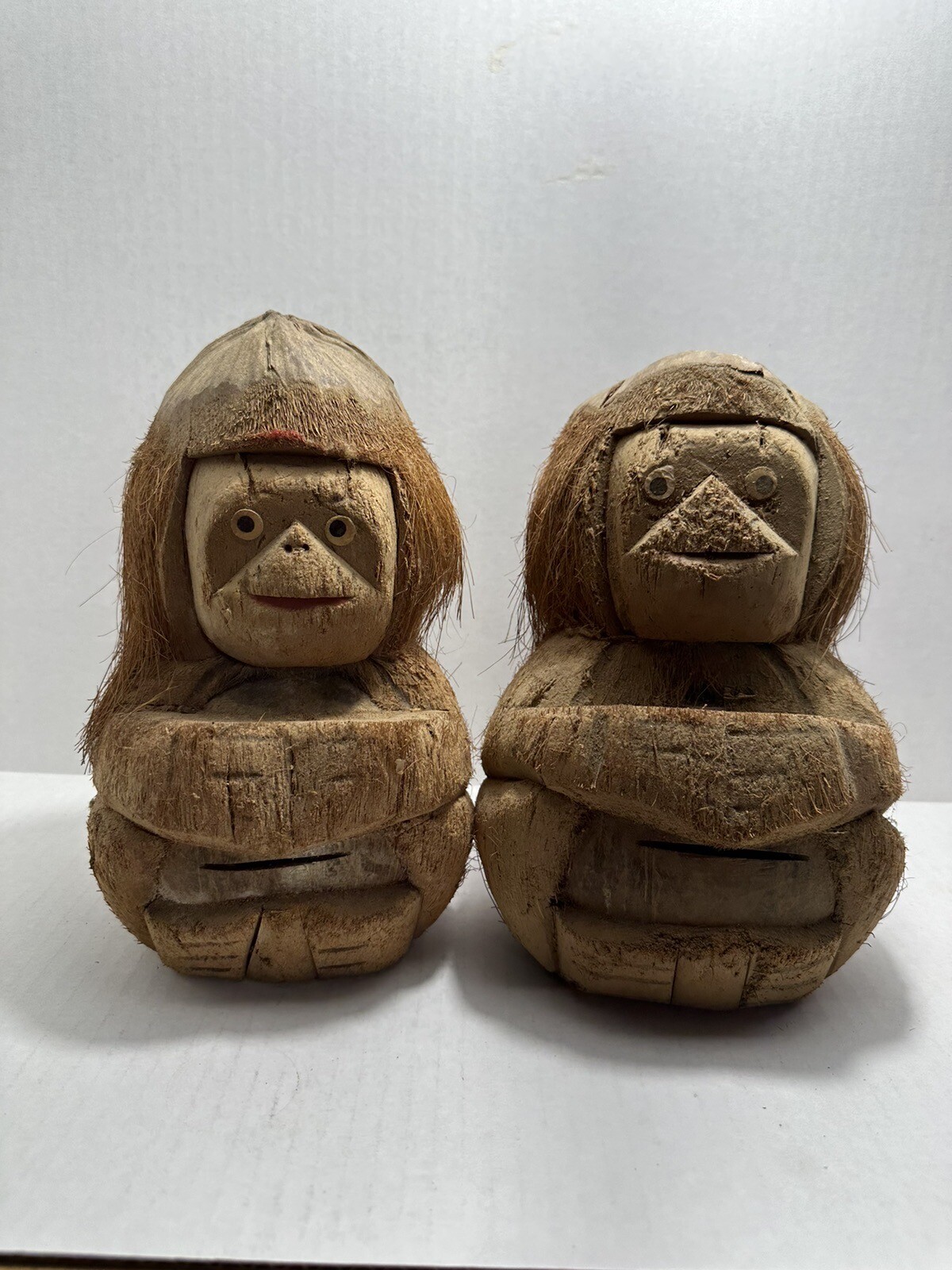 coconut monkey banks Set Of 2 | eBay