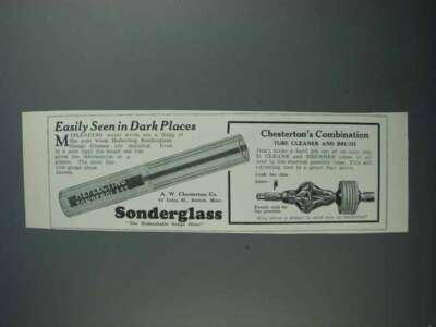 1927 A.W. Chesterton Ad - Sonderglass & Tube Cleaner | eBay