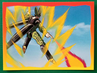2001 DRAGON BALL Z 5 Navarrete PR Sticker #150 PERFECT CELL KILLS ...