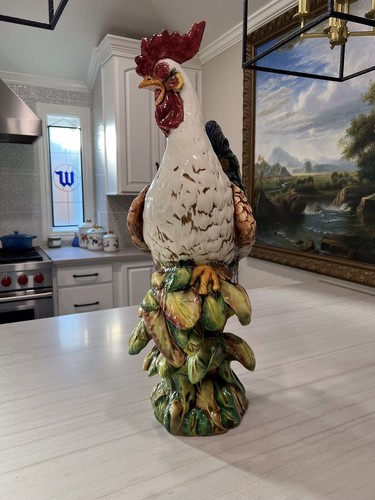 Vintage Rare Intrada Ceramic Rooster 31” | eBay