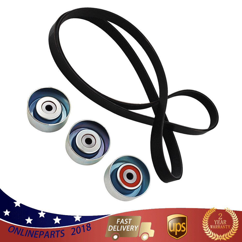 For Toyota Tacoma 05-14 V6 4.0L Drive Belt & Idler Pulley Kit 16603 ...