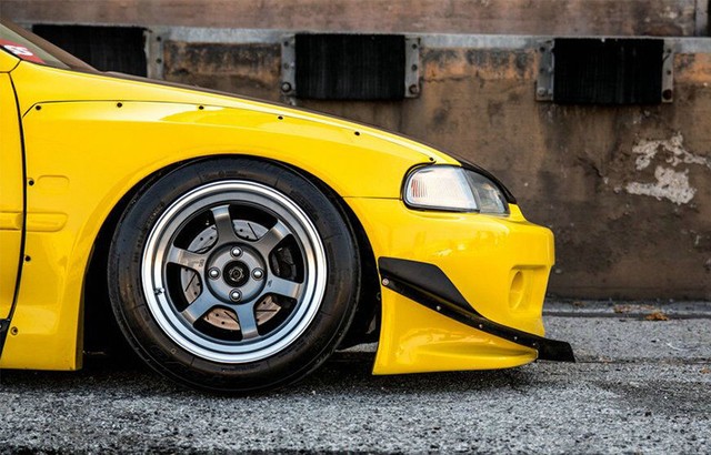 For Honda EG Civic HatchBack RB-Style Wide Body FRP Front Bumper ...