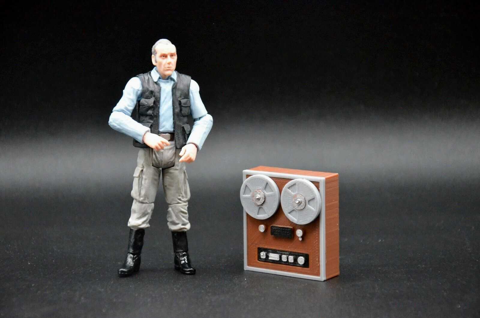 ANALOG RETRO COMPUTER 3.75 IN 1:18 SCALE FIGURE DIORAMA STAR WARS GI ...