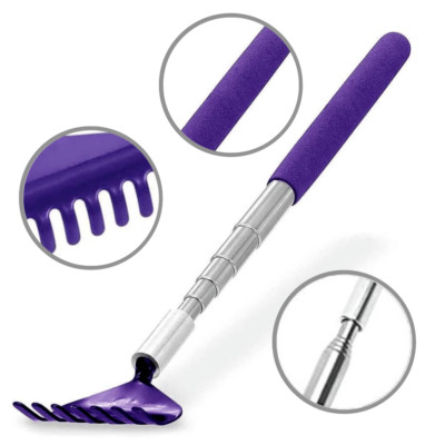 BEAR CLAW / RAKE BACK SCRATCHER Metal Extending Massager Telescopic ...