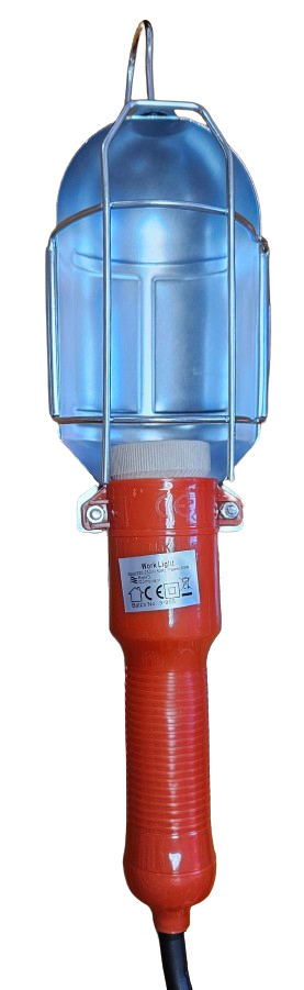 Inspection Lamp 240v Mains Light With Hanging Hook - 5m Lead - Camping ...